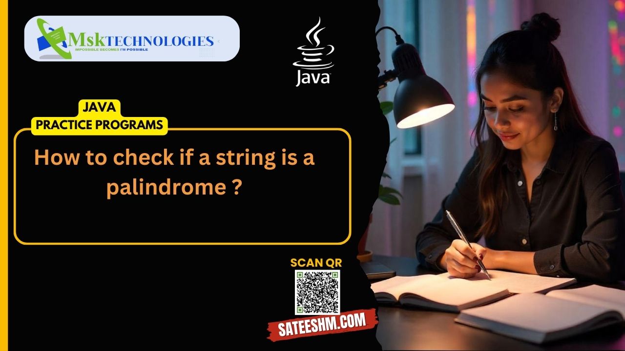 How To Check If A String Is A Palindrome 9182