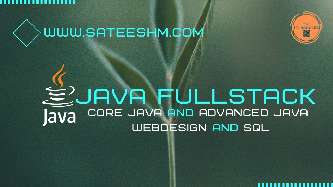 Java FullStack Developer Course Syllabus